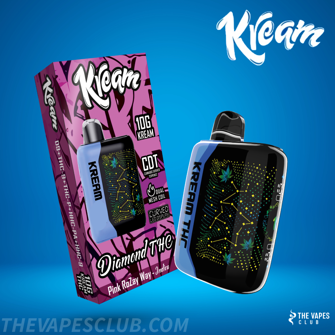 KREAM Diamond Blend - 10G con Pantalla LED Curva y Tecnología Avanzada – THE CLUB
