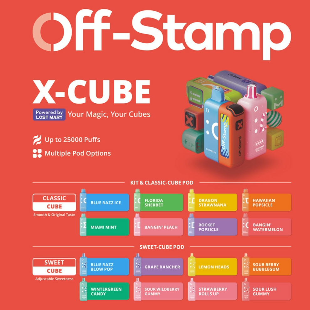 OFF-STAMP X-CUBE PODS | Dulzura y Potencia Ajustables – THE CLUB
