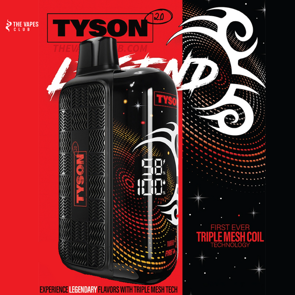 TYSON LEGEND 30K | 30K Puffs | Triple Mesh Coil y Pantalla Curvada ...